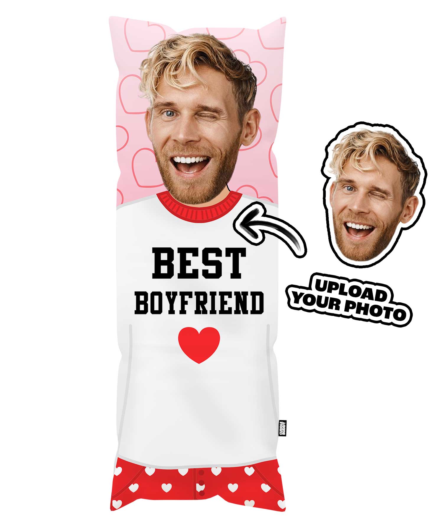 Best Boyfriend Pillow - Custom Body Pillow – Snugzy