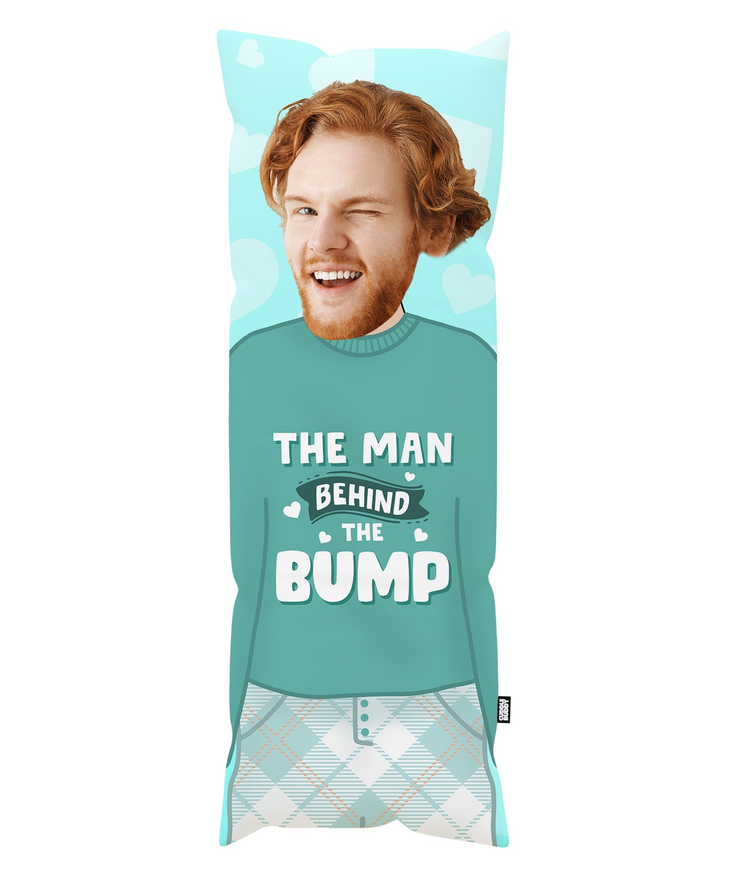 The Man Behind The Bump Custom Body Pillow - Custom Pillow – Snugzy