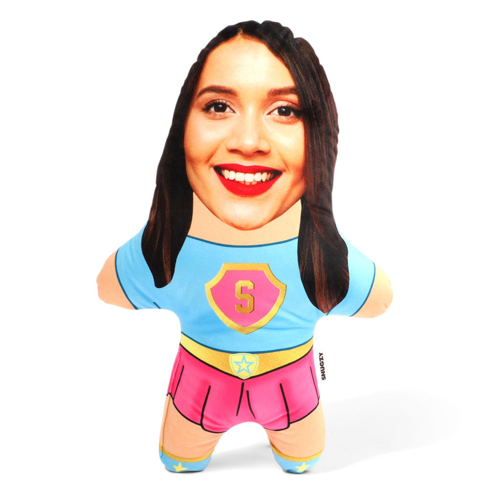 Superhero Woman Mini Me Doll | Superhero Snugzy Cushion