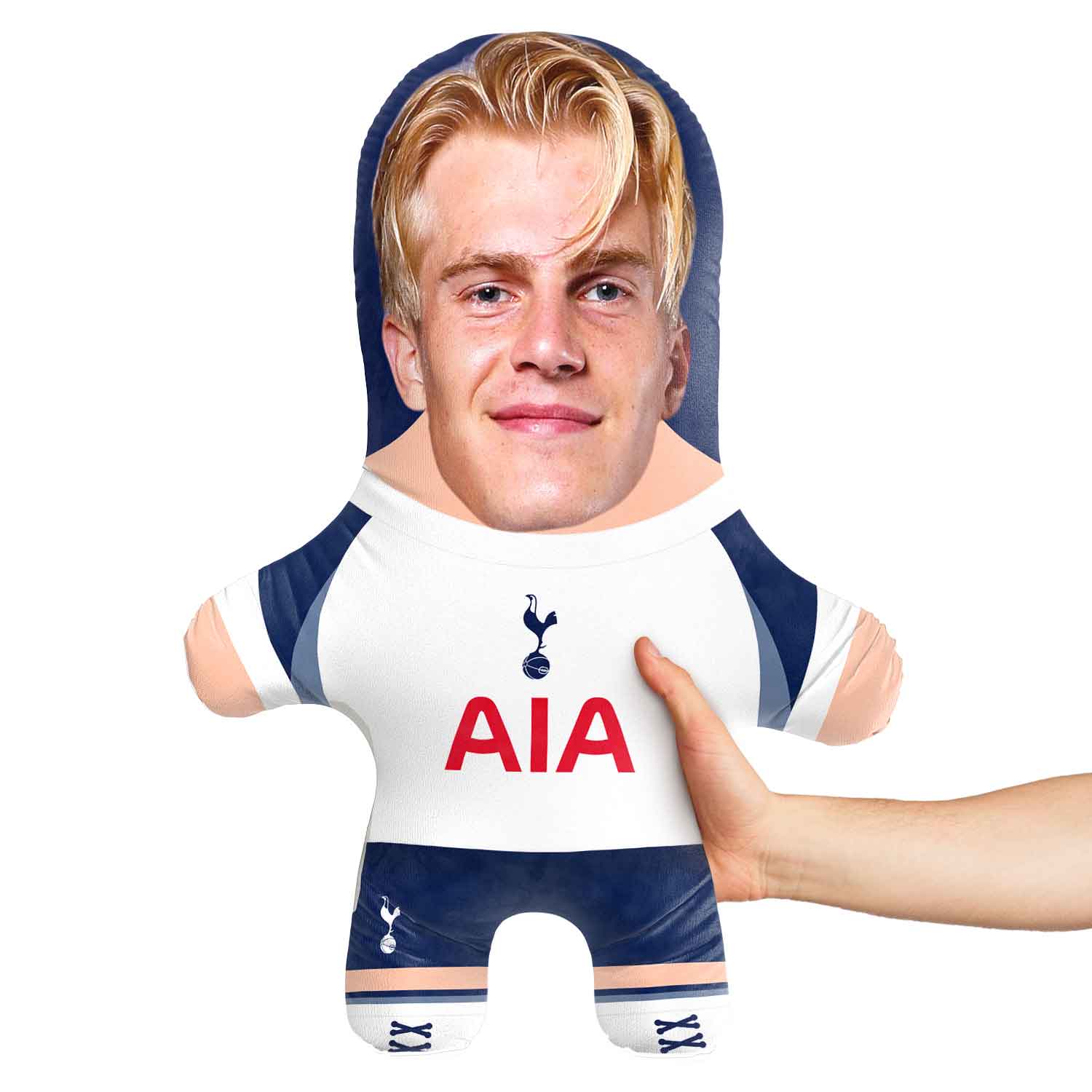 Lucas Bergvall Face Pillow | Personalised Spurs Gift – Snugzy