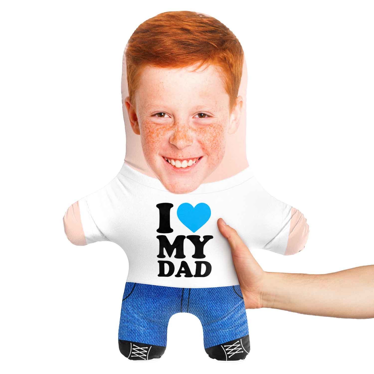 I Heart My Dad Snugzy | Personalised Mini Me Doll