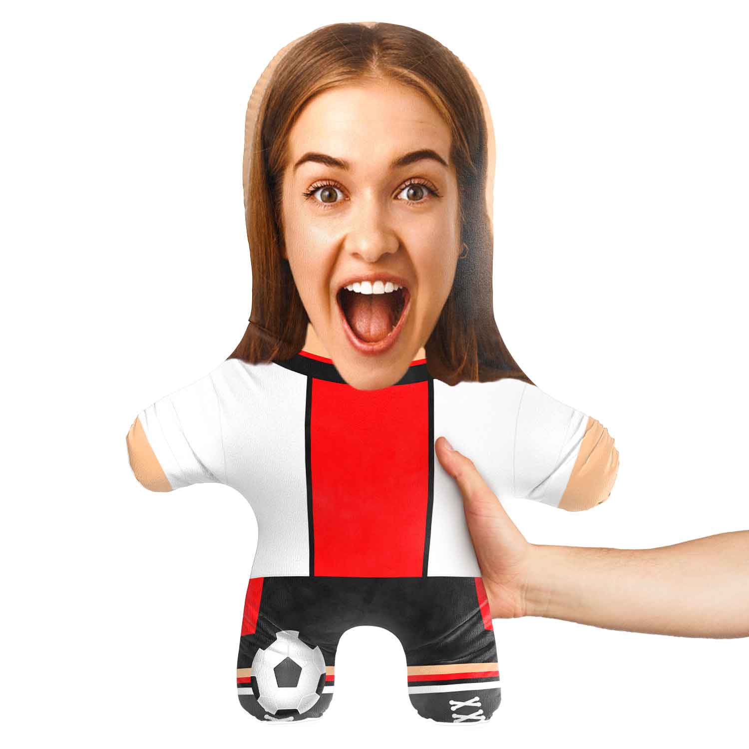 The Saints Football Kit Snugzy | Personalised Face Pillow