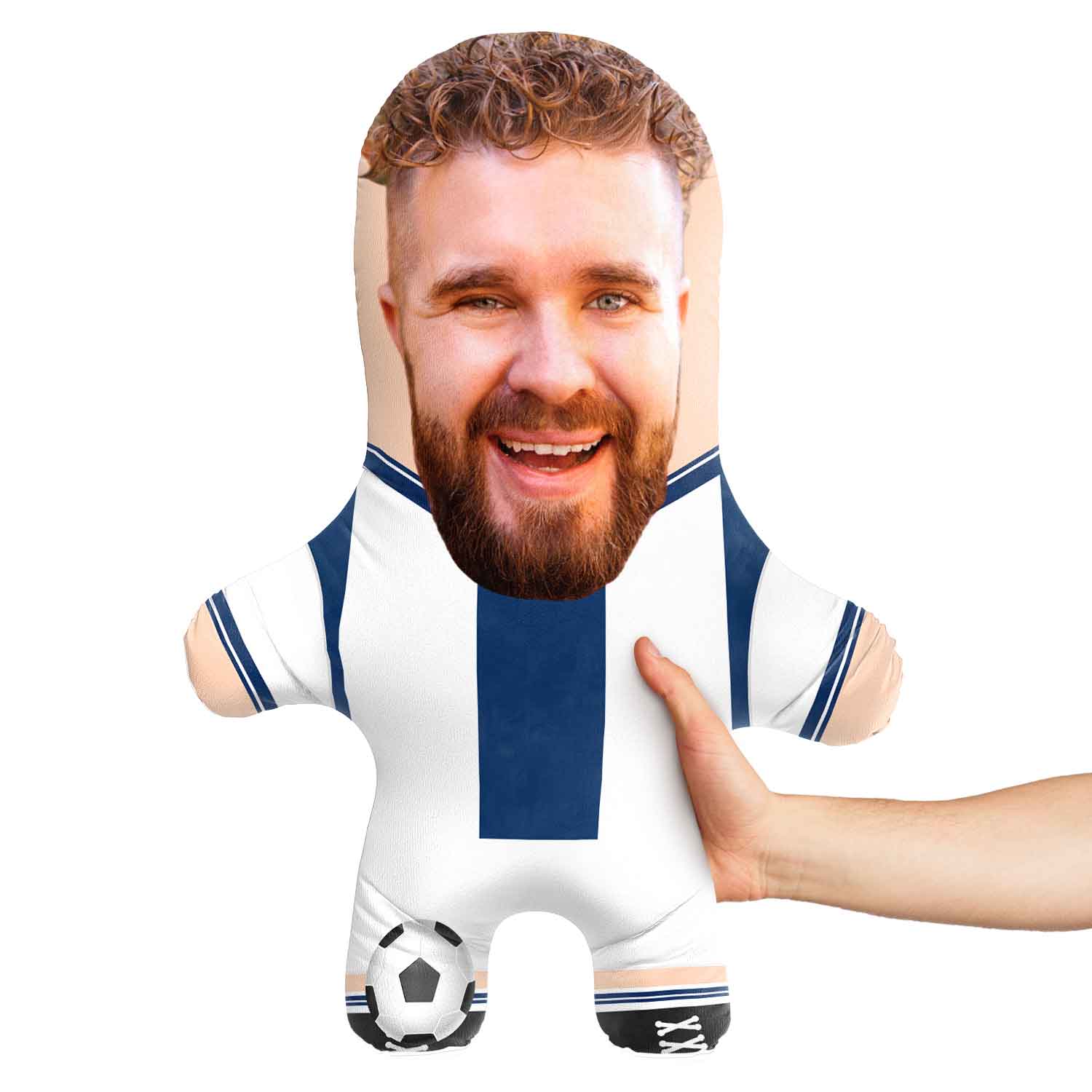 The Baggies Football Kit Snugzy | Personalised Face Pillow