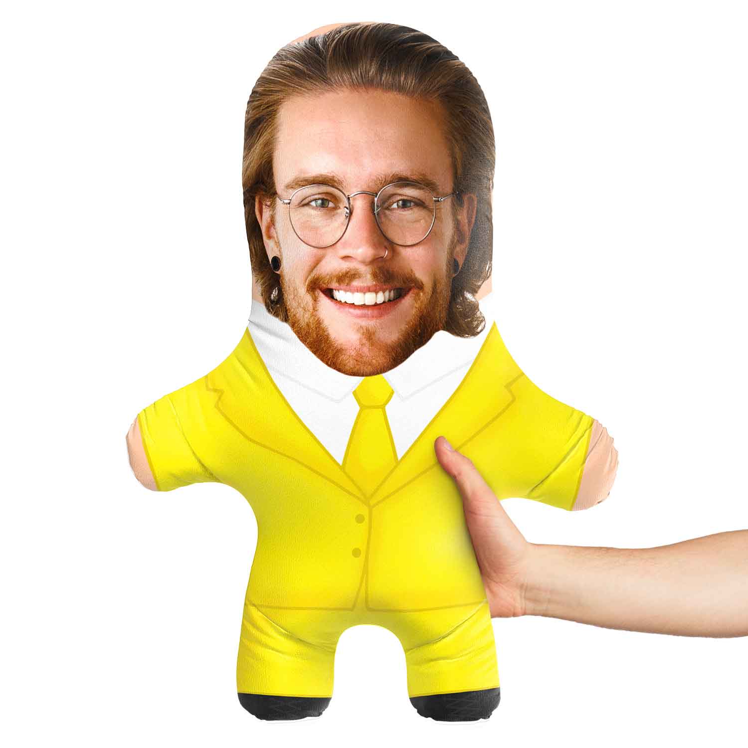 Yellow Suit Snugzy | Personalised Mini Me Doll