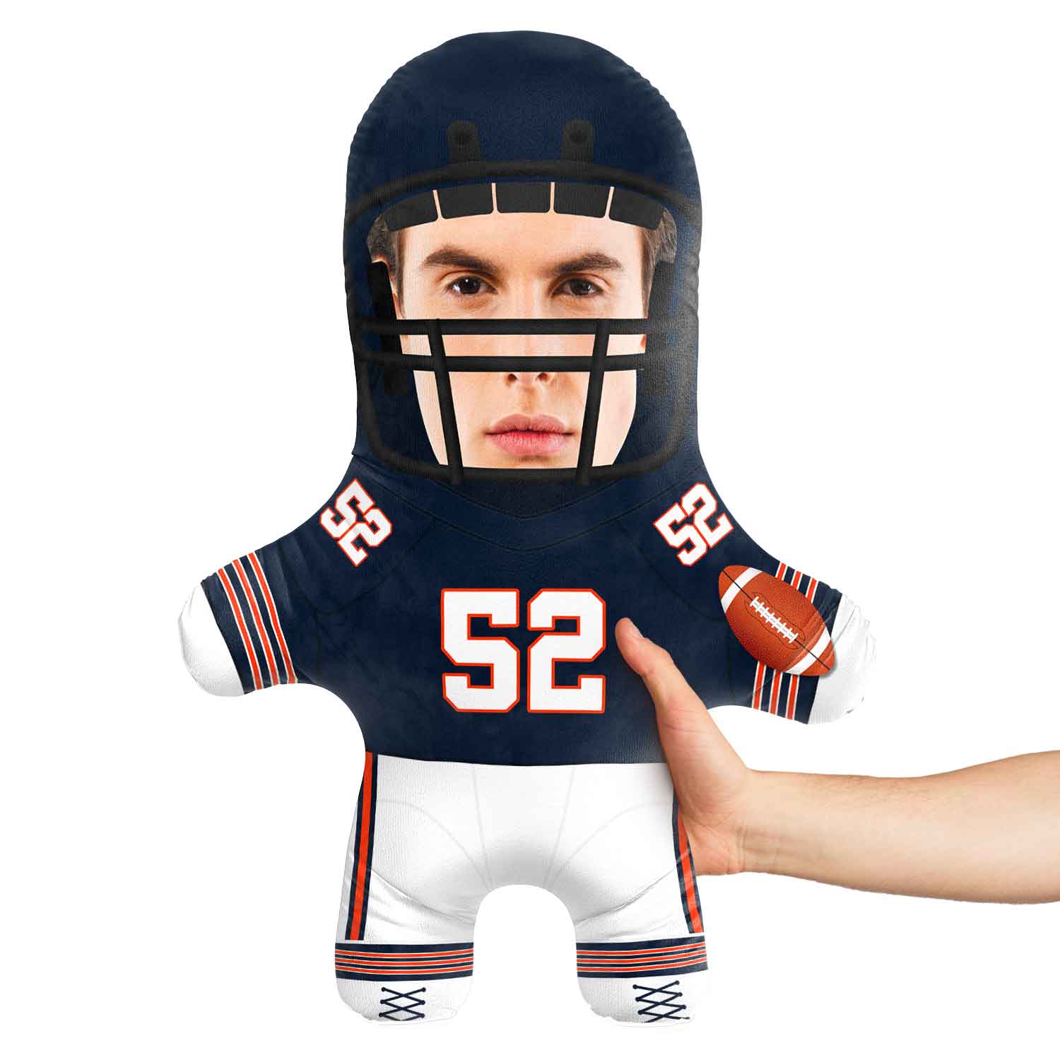 Chicago U.S Football Snugzy | Personalised Face Pillow