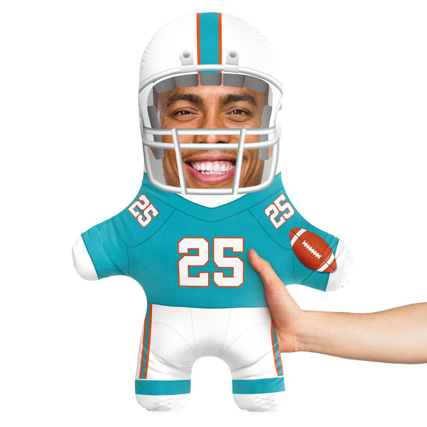 Miami U.S Football Snugzy | Personalised Face Pillow