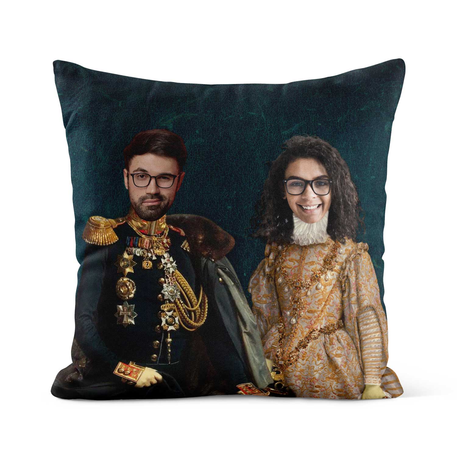 Royal Family Portrait Cushion - Personalised Family Cushion – Snugzy