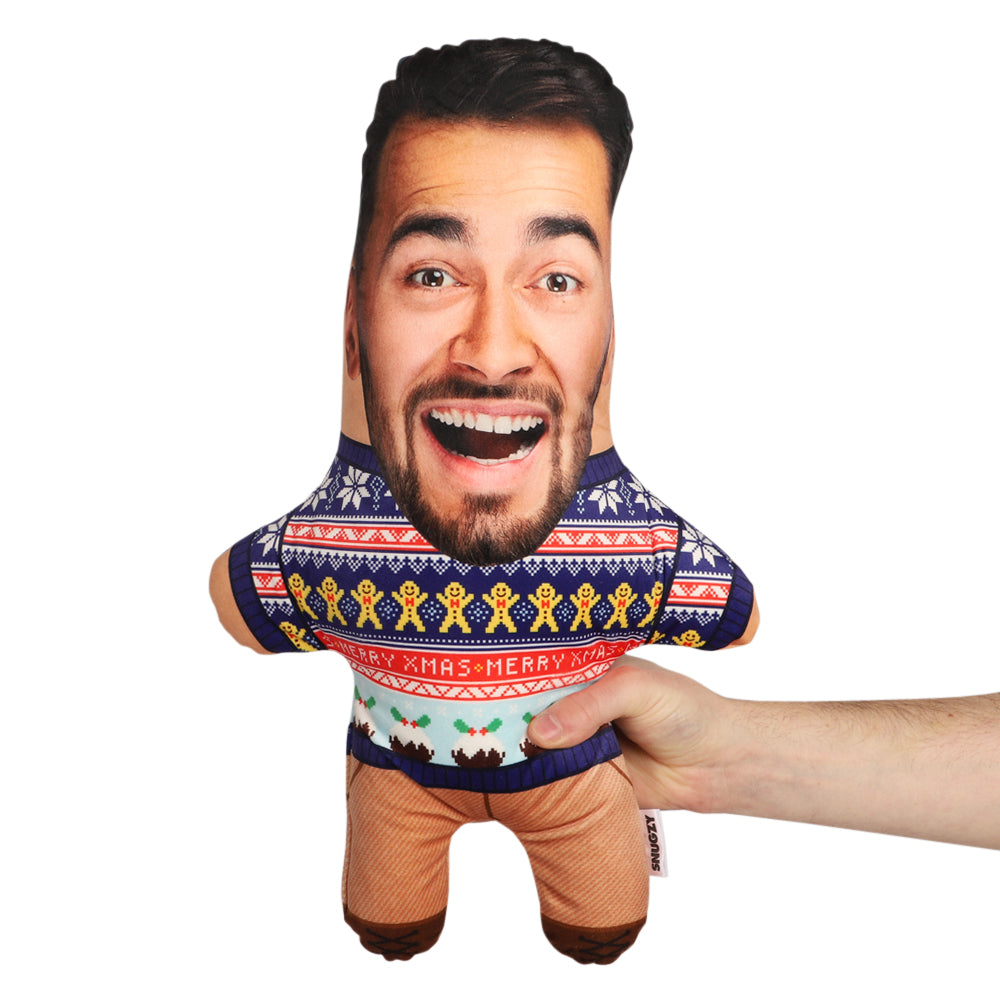 Merry Xmas Jumper Face Pillow – Snugzy