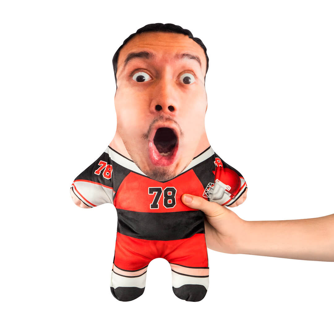 American Footballer Face Pillow – Snugzy