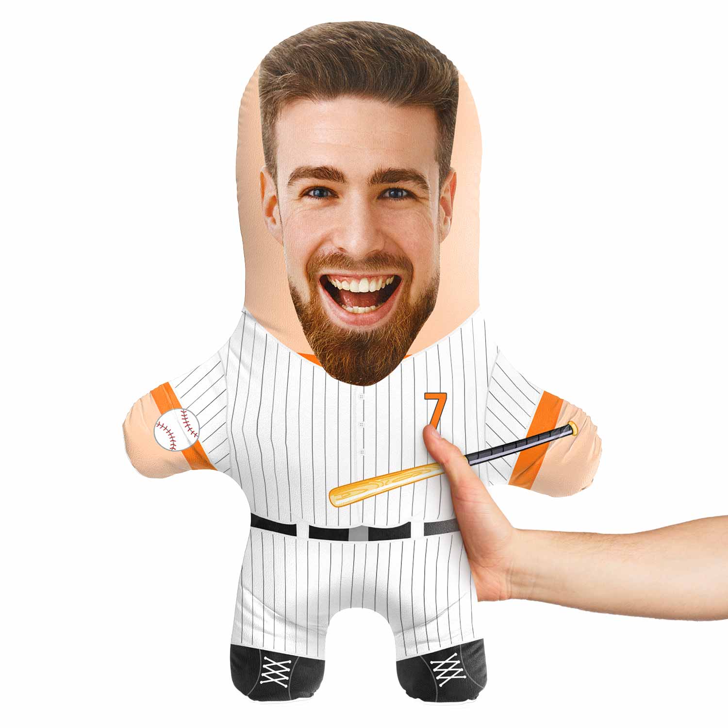 Tennessee Baseball Player Snugzy | Face Pillow Personalised Snugzy