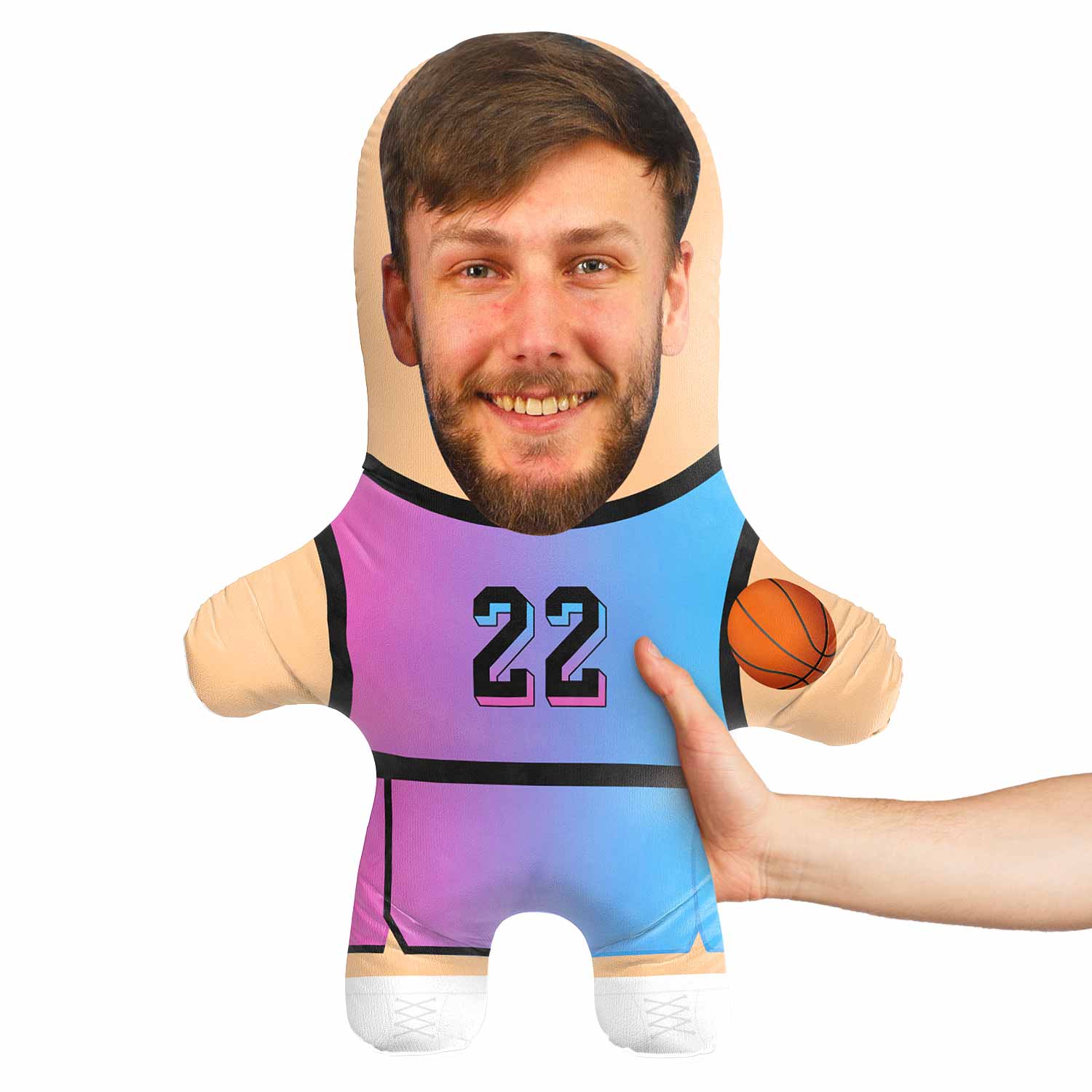 Miami Basketball Player Snugzy | Face Pillow Personalised Snugzy