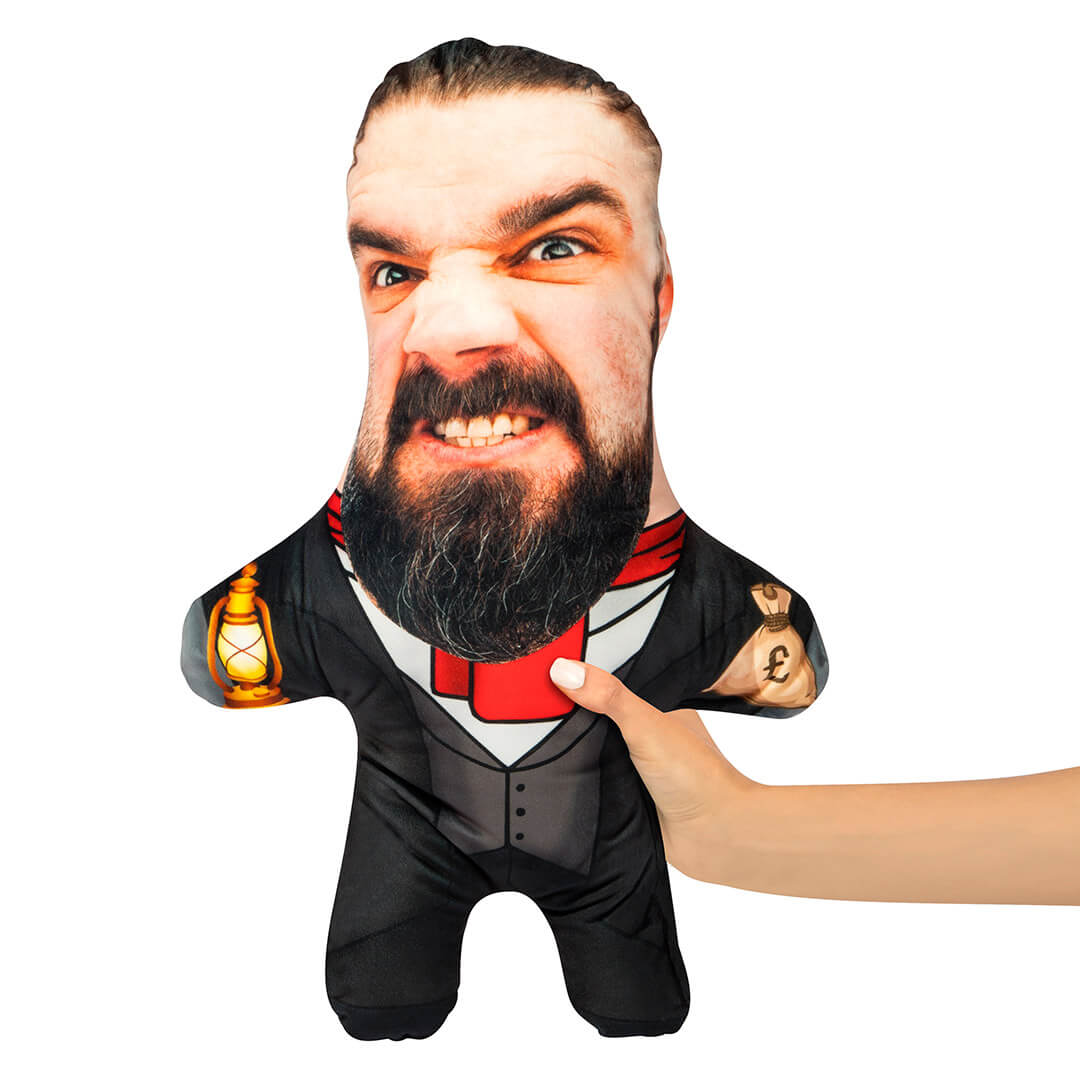 Scrooge Face Pillow Cushion | Personalised Scrooge Doll – Snugzy