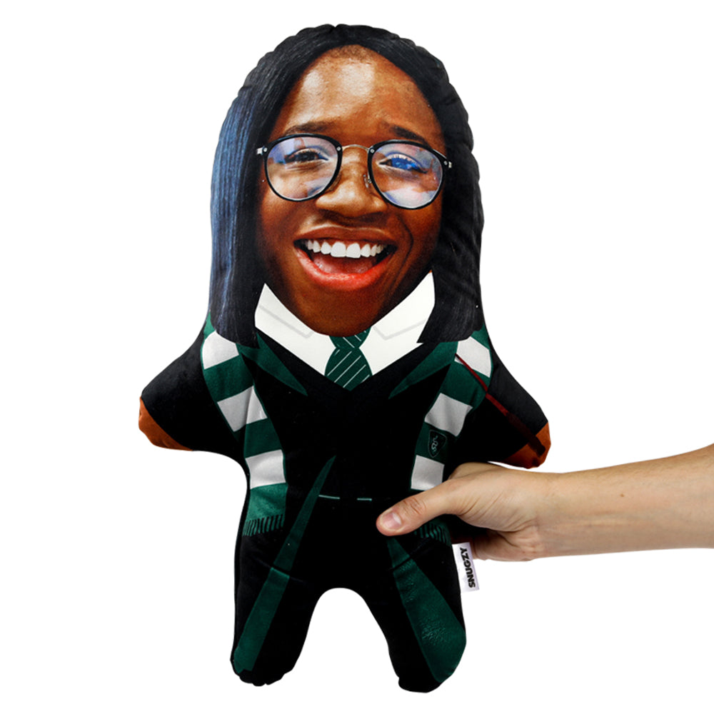 Female Serpent Wizard Face Pillow | Personalised Wizard Snugzy