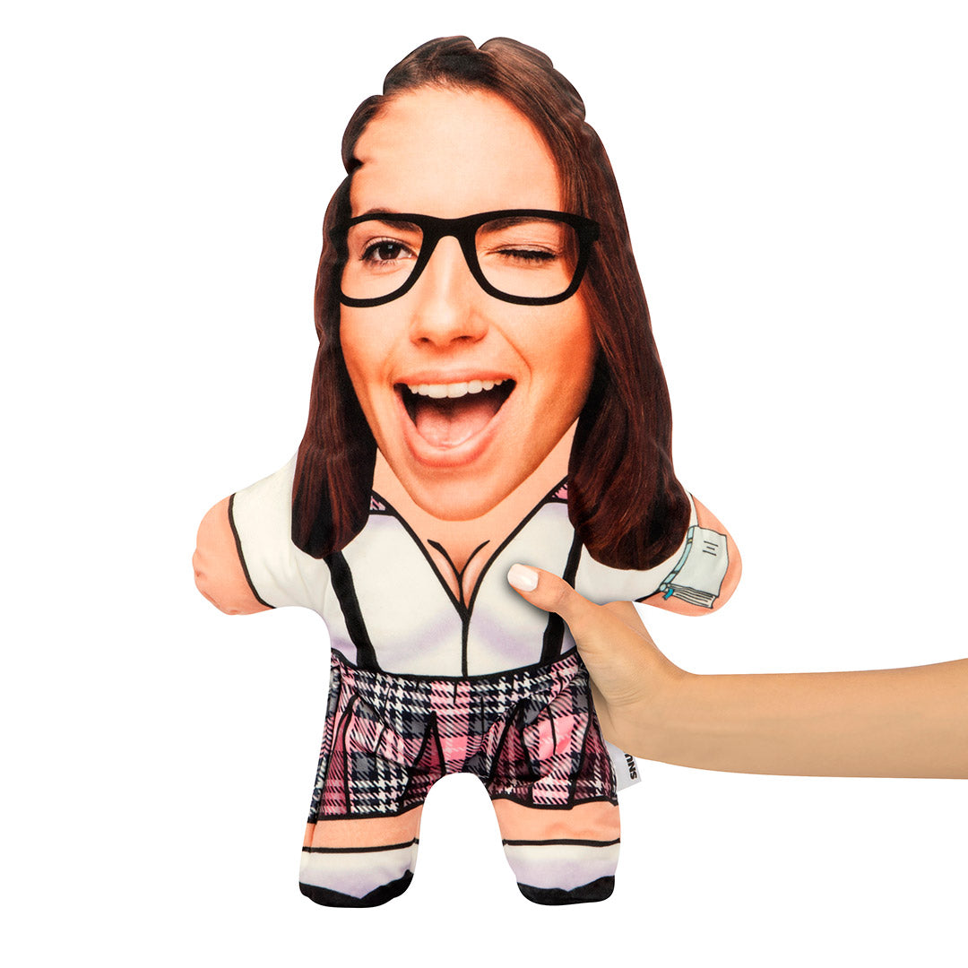 Sexy Geek Face Pillow Cushion | Personalised Geek Doll – Snugzy