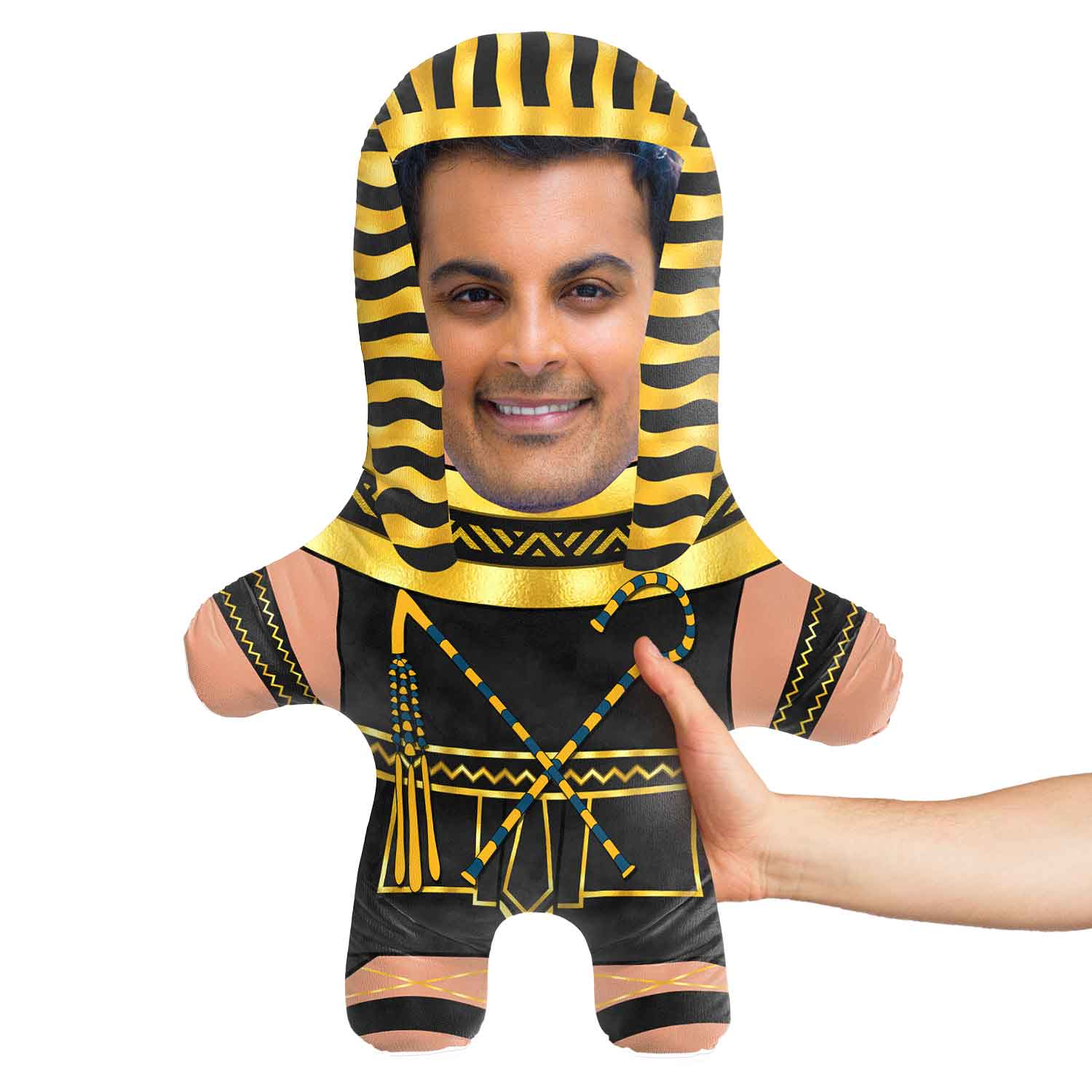 Egyptian Kind Face Pillow | Personalised Snugzy Doll