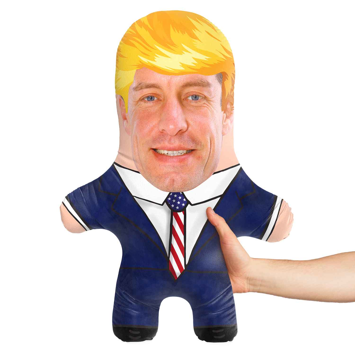 President Face Pillow Cushion | Personalised Trump Doll – Snugzy