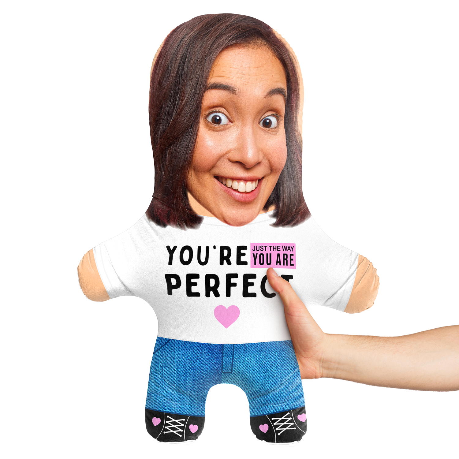 You're Perfect Just The Way You Are Snugzy | Face Pillow Personalised ...