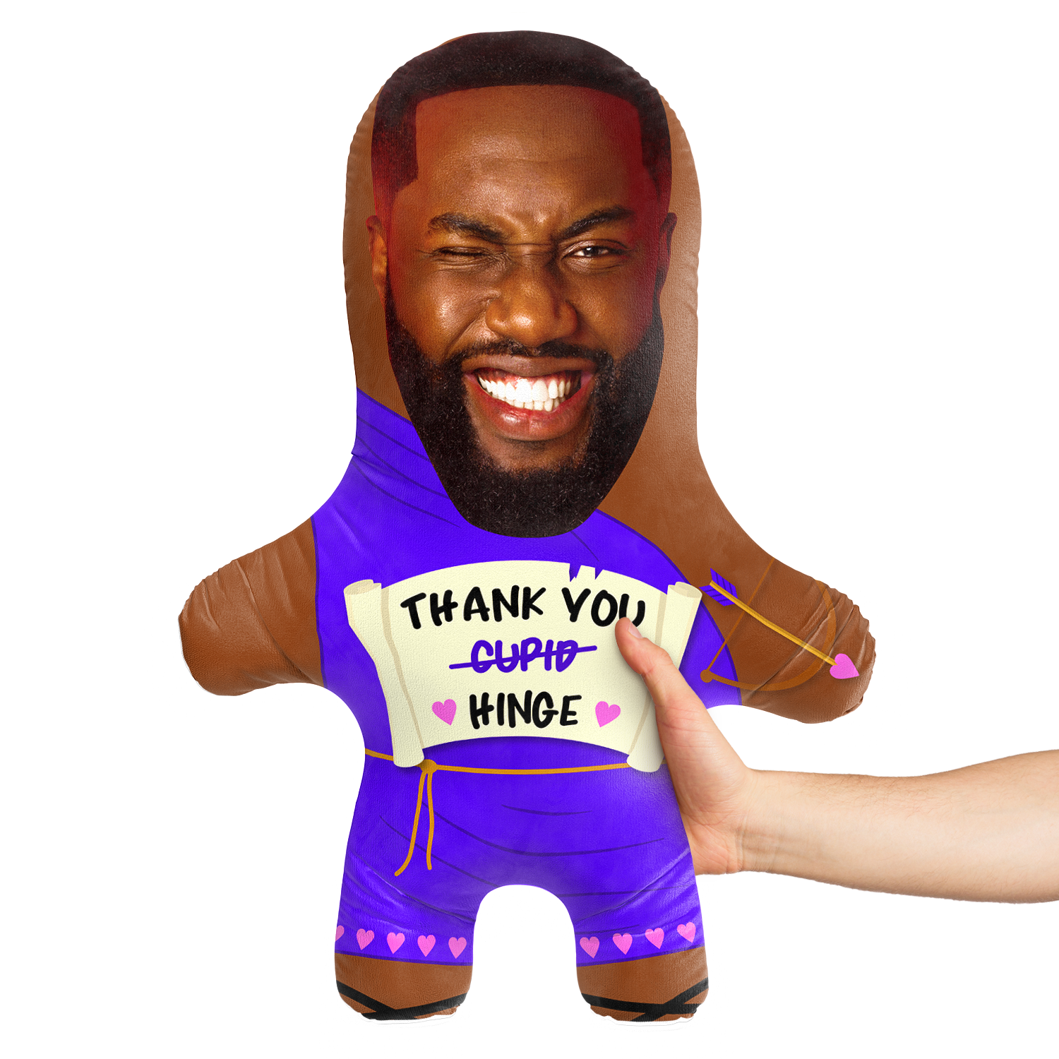 Thank You Cupid Hinge Snugzy | Mini Me Personalised Snugzy