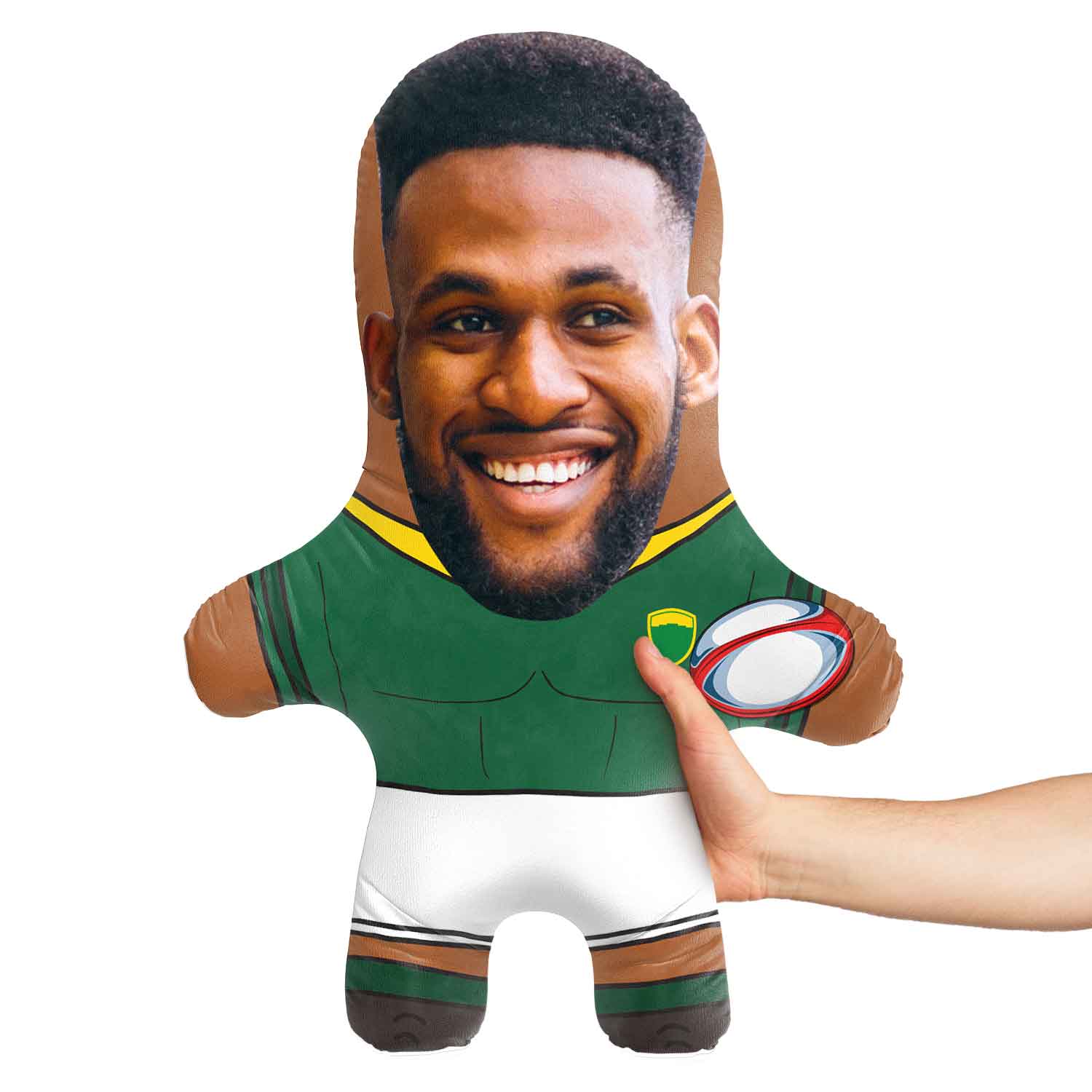 Rugby World Cup Face Pillow Cushion | Personalised Rugby Doll – Snugzy