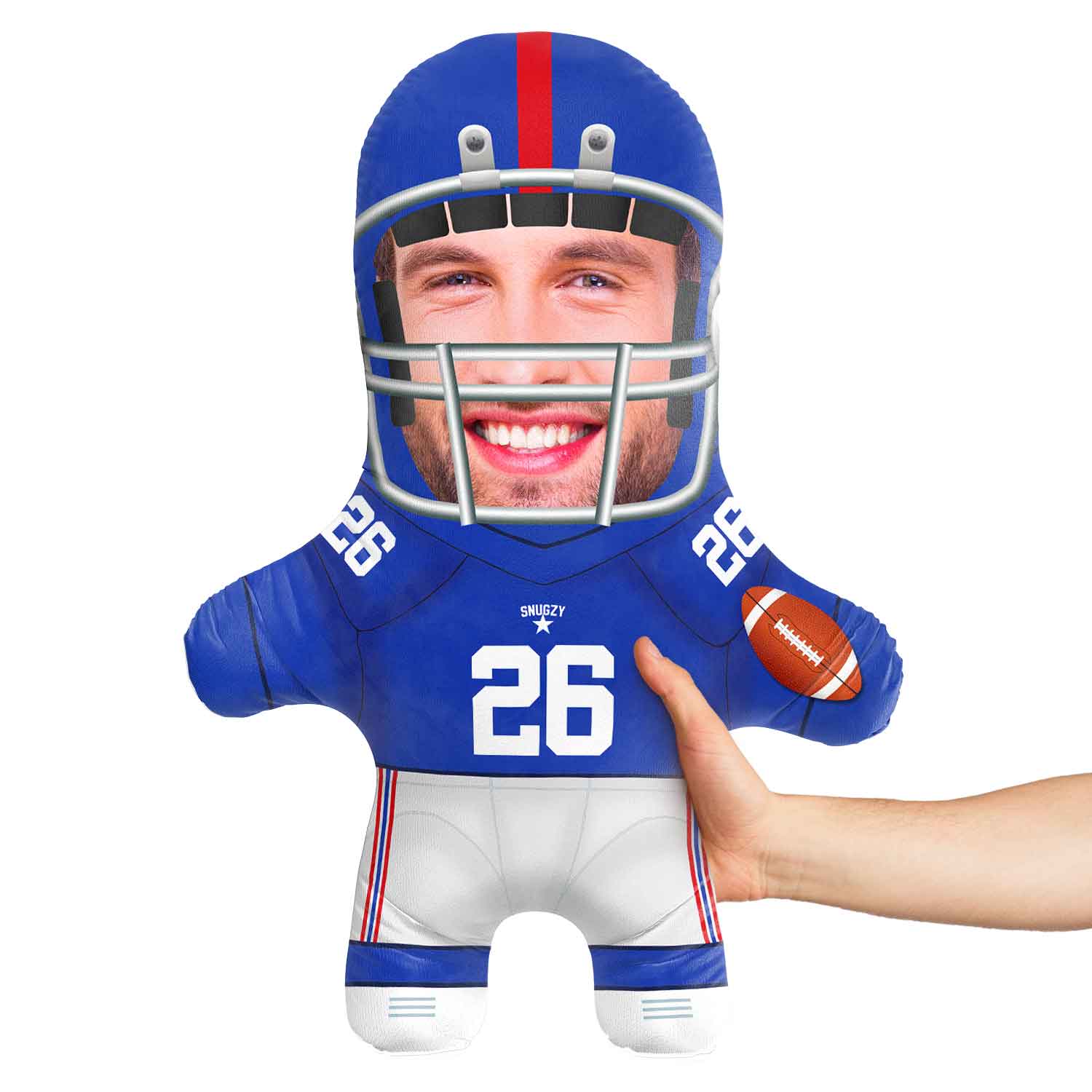 Football Face Pillow | American Football Face Pillow – Snugzy