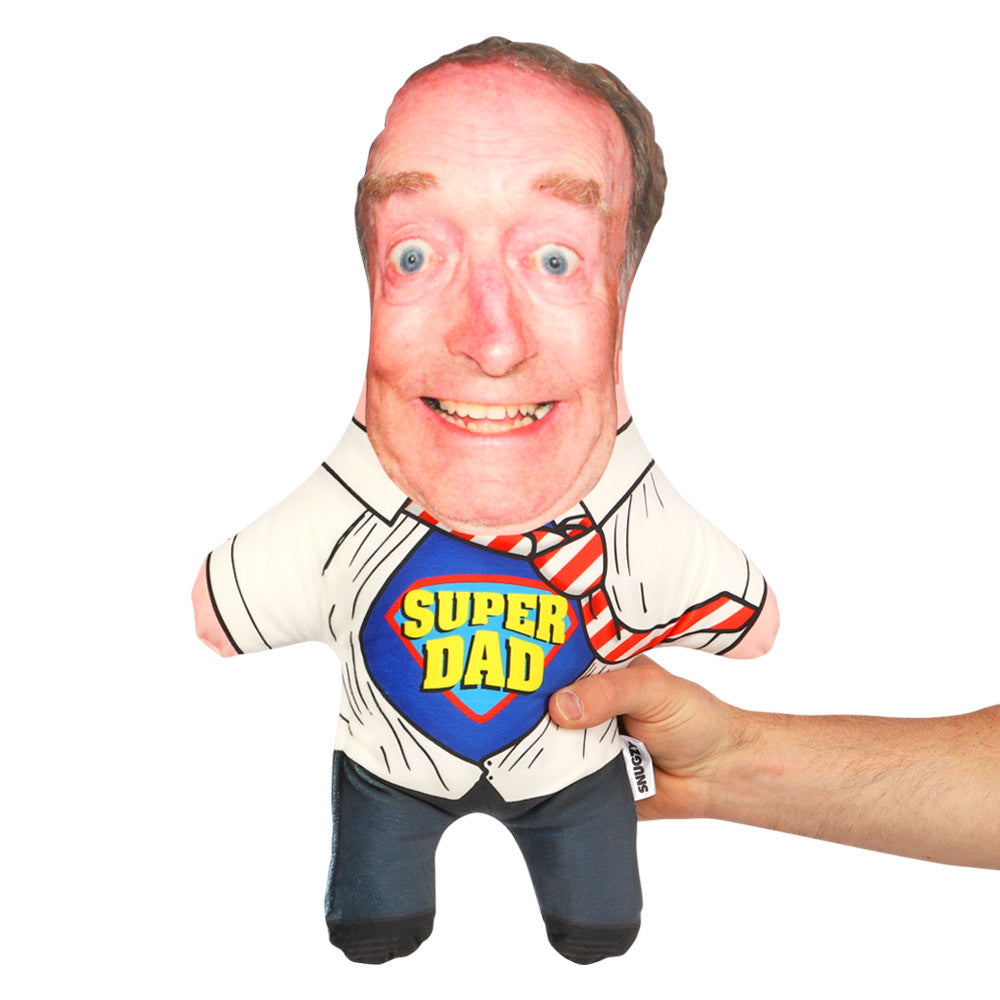 Super Dad Face Pillow | Super Dad Personalised Gifts – Snugzy