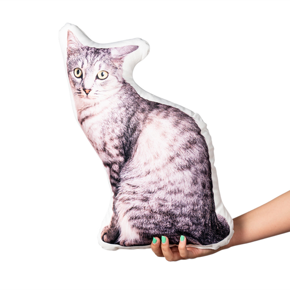 Cat Photo Shaped Face Pillow - Create Your Cat Pillow – Snugzy