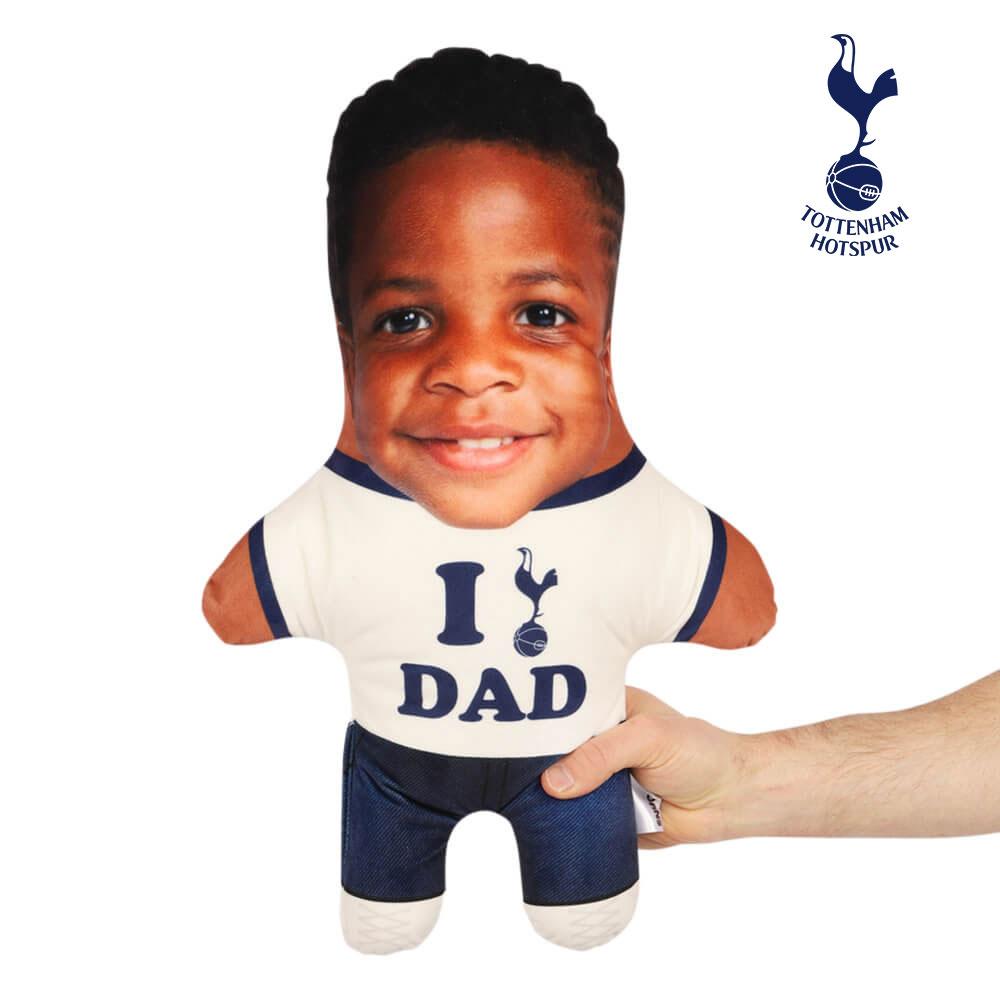 I Love Dad Spurs Face Pillow | Personalised Spurs Gift – Snugzy