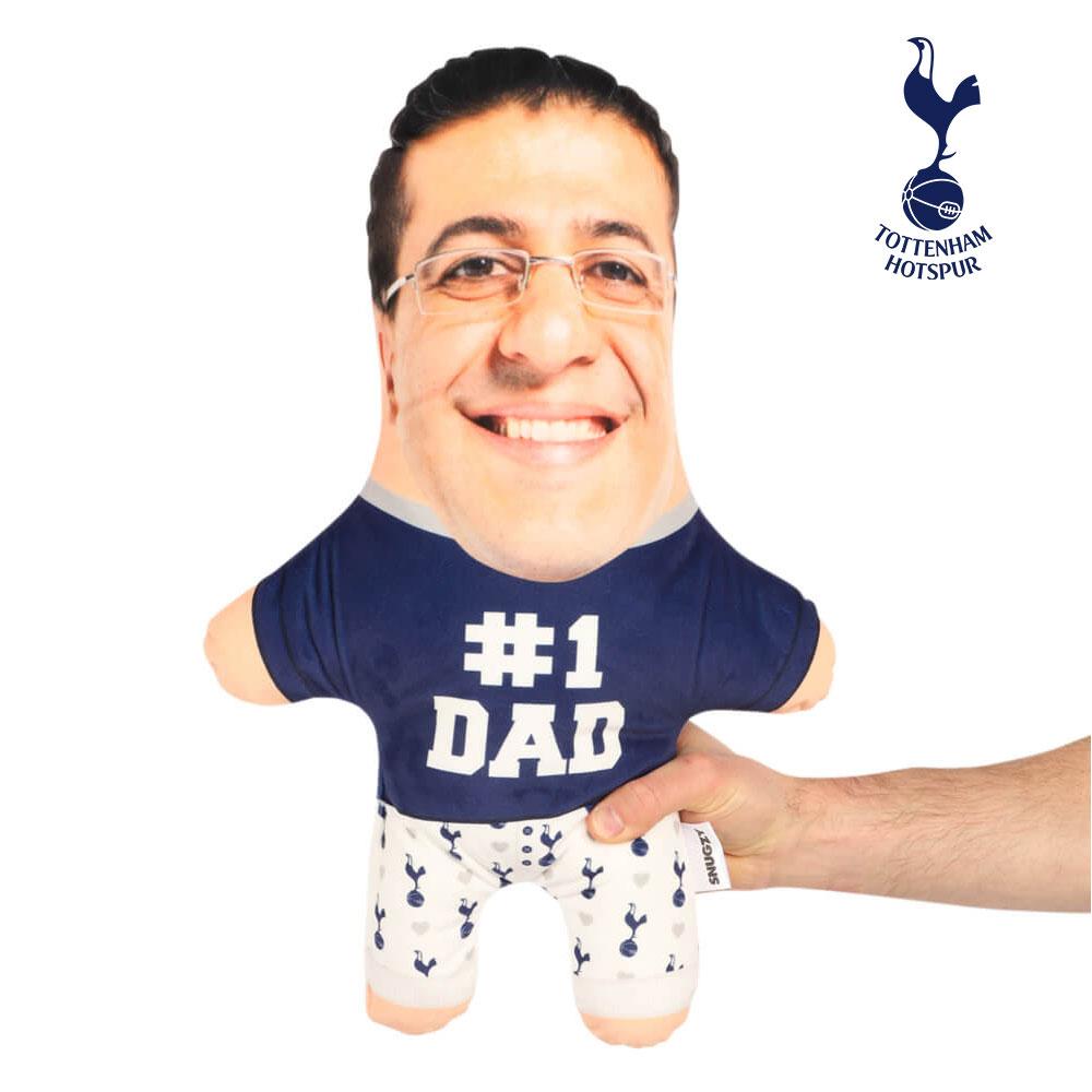 #1 Spurs Dad Face Pillow | Personalised Spurs Gift – Snugzy
